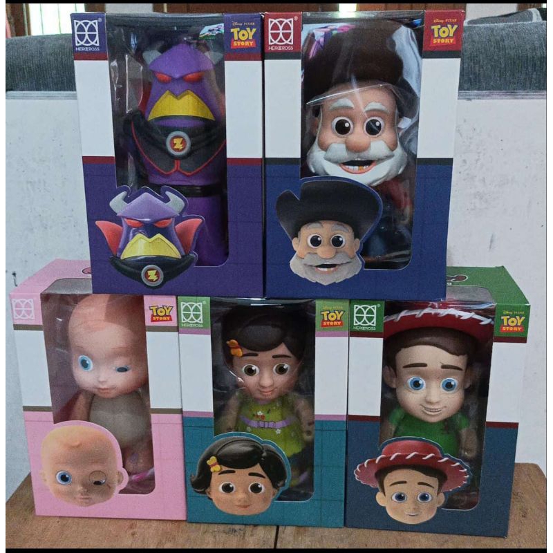 Jual Sid, Zurg, Stinky Pete, Bonnie, Andy, Big Baby, Chuckles Toy Story ...