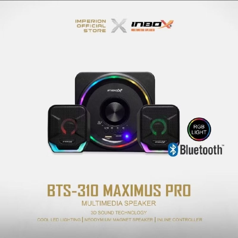Jual Speaker Bluetooth RGB 2.1 Subwoofer Advance CLS 201 BT / Inbox ...