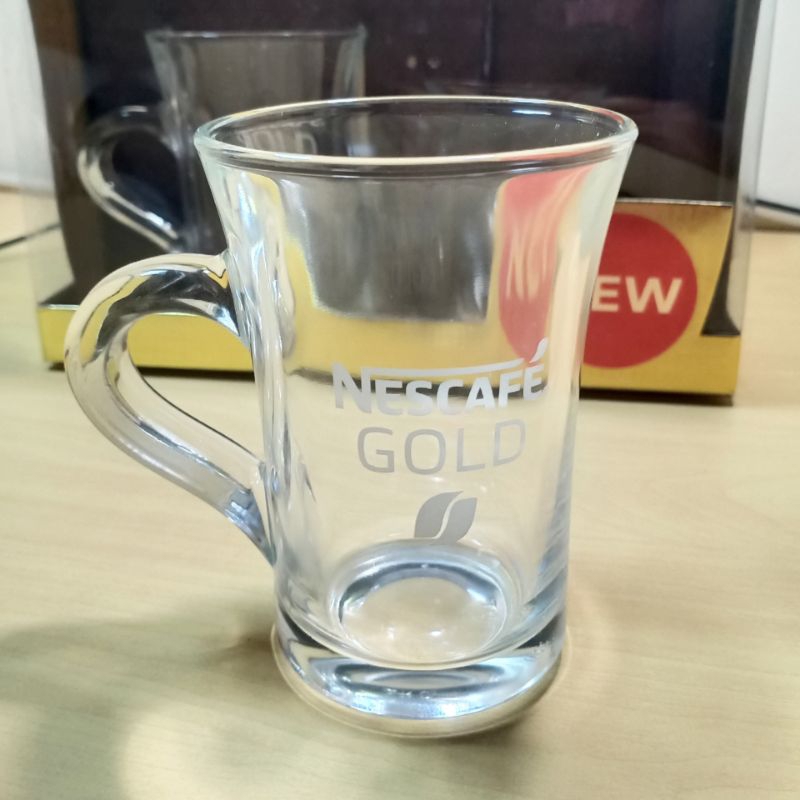 Jual Gelas Mug Nescafe Gold 200ml Kaca | Shopee Indonesia