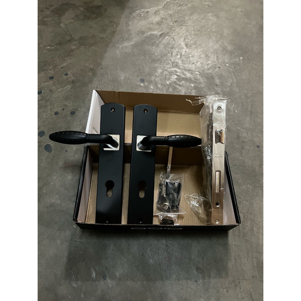 Jual HANDLE PINTU SET LENGKAP / GAGANG PINTU BESAR SET DENGAN KUNCI ...
