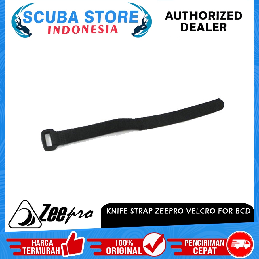 Jual Knife Strap Zeepro Velcro For BCD 18 Cm Diving Tali Pisau Karet ...