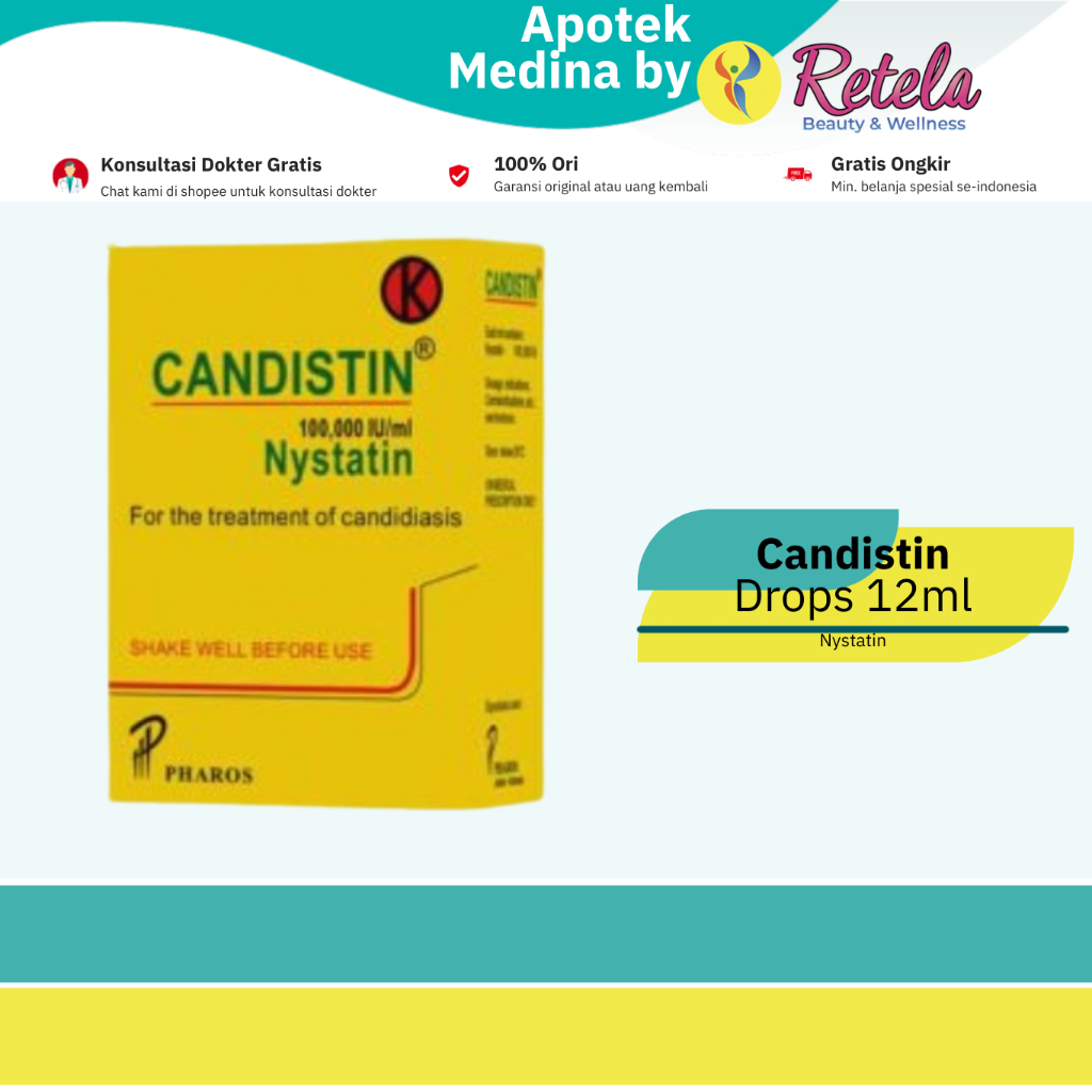 Jual CANDISTIN SUSPENSI 12ML | Shopee Indonesia