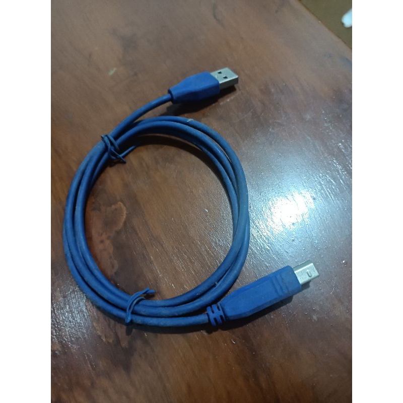 Jual Kabel printer USB 1 meter Biru | Shopee Indonesia
