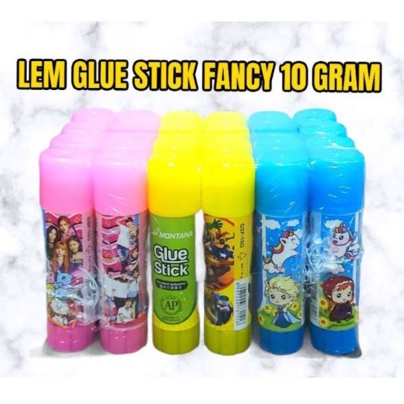 Jual (24pc) LEM STIK KECIL 10 gram / GLUE STICK MONTANA 10 GRAM / LEM ...