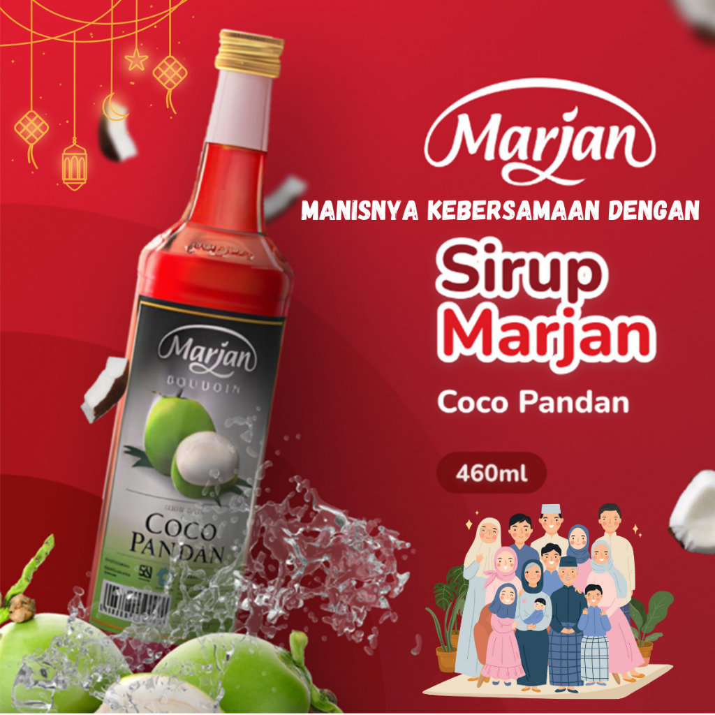 Jual Sirup Marjan 460ml, Marjan Melon 460ml, Marjan Cocopandan 460ml ...