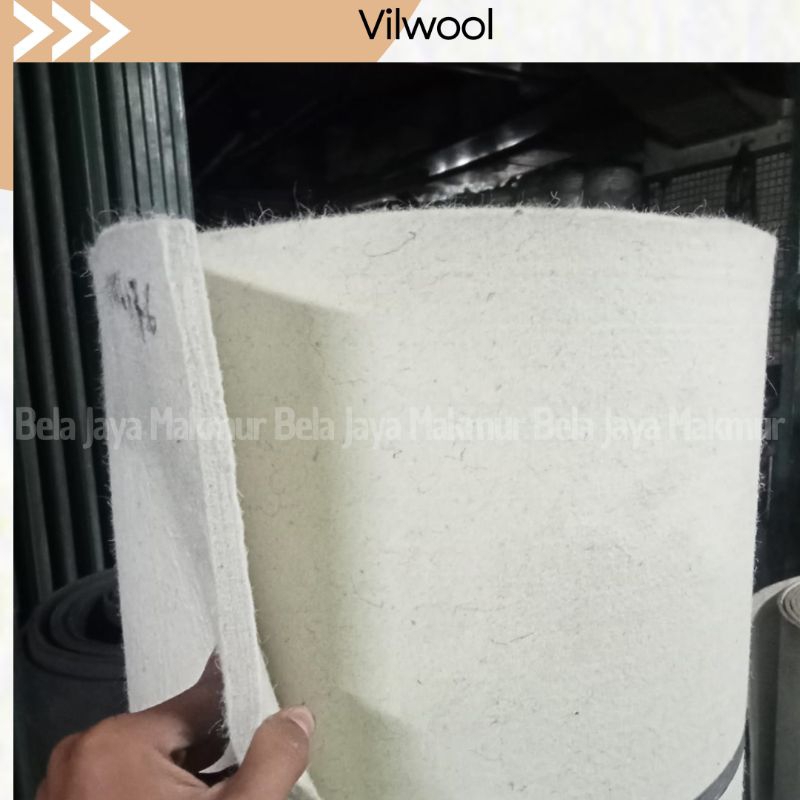 Jual Vilwool Kain Laken Peredam Suara 1600x1000/ Laken Wool Lembaran ...