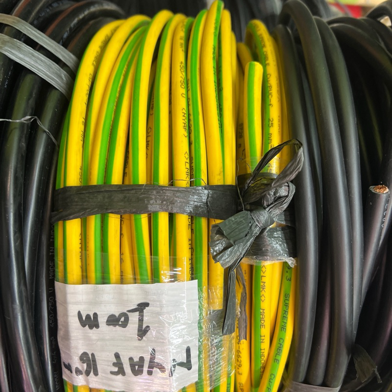 Jual Kabel Supreme NYAF 16mm K/H Grounding / AF 16mm Supreme Ground K/H Potongan Meteran ...