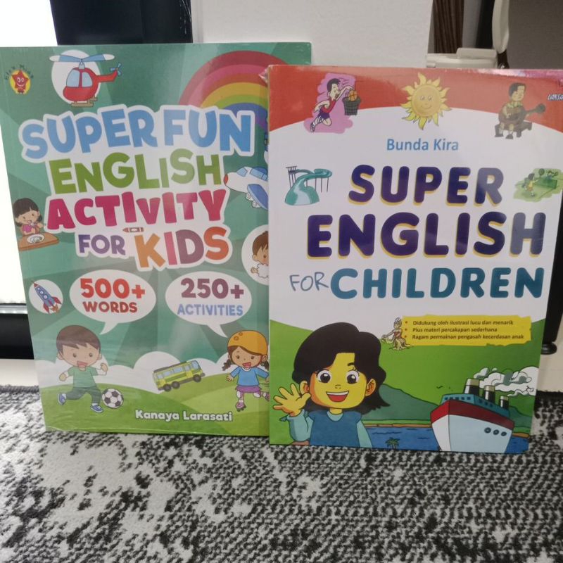 Jual PAKET BUKU SUPER ENGLISH FOR CHILDREN & SUPER FUN ENGLISH ACTIVITY ...