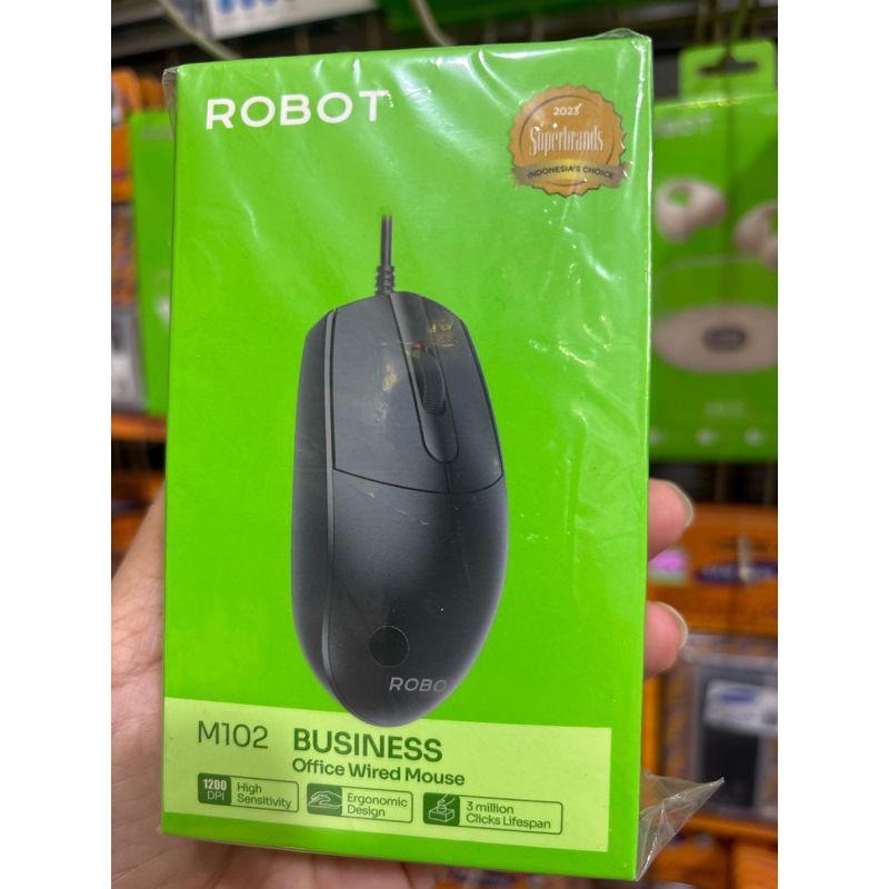 Jual Robot M102 Mouse Wired Laptop Komputer Office Mouse USB Kabel 1200 DPI | Shopee Indonesia