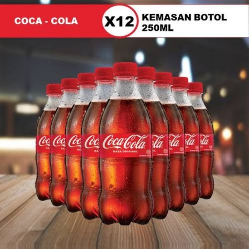 Jual Coca Cola Mini 250 ML (x 12 botol) | Shopee Indonesia