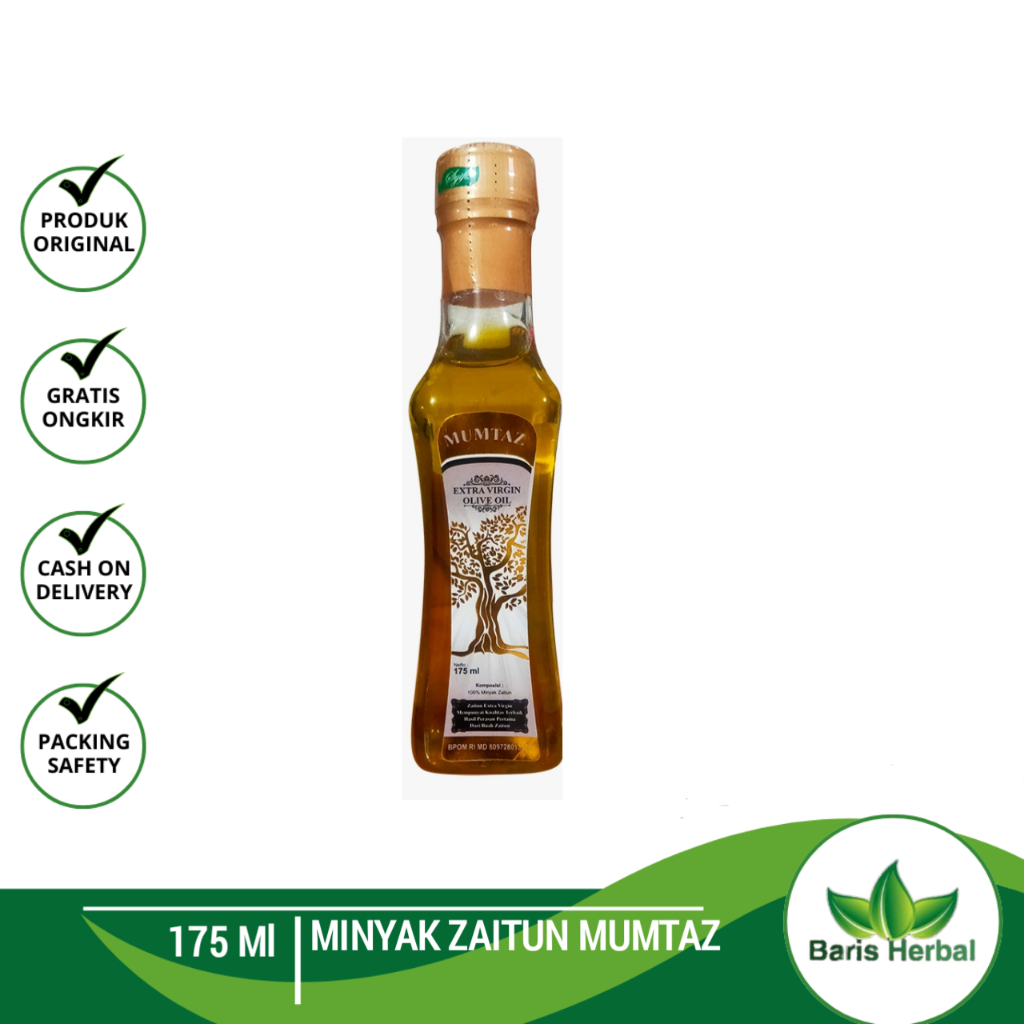 Jual Minyak Zaitun MUMTAZ || Extra Virgin Olive Oil - 175ml | Shopee ...