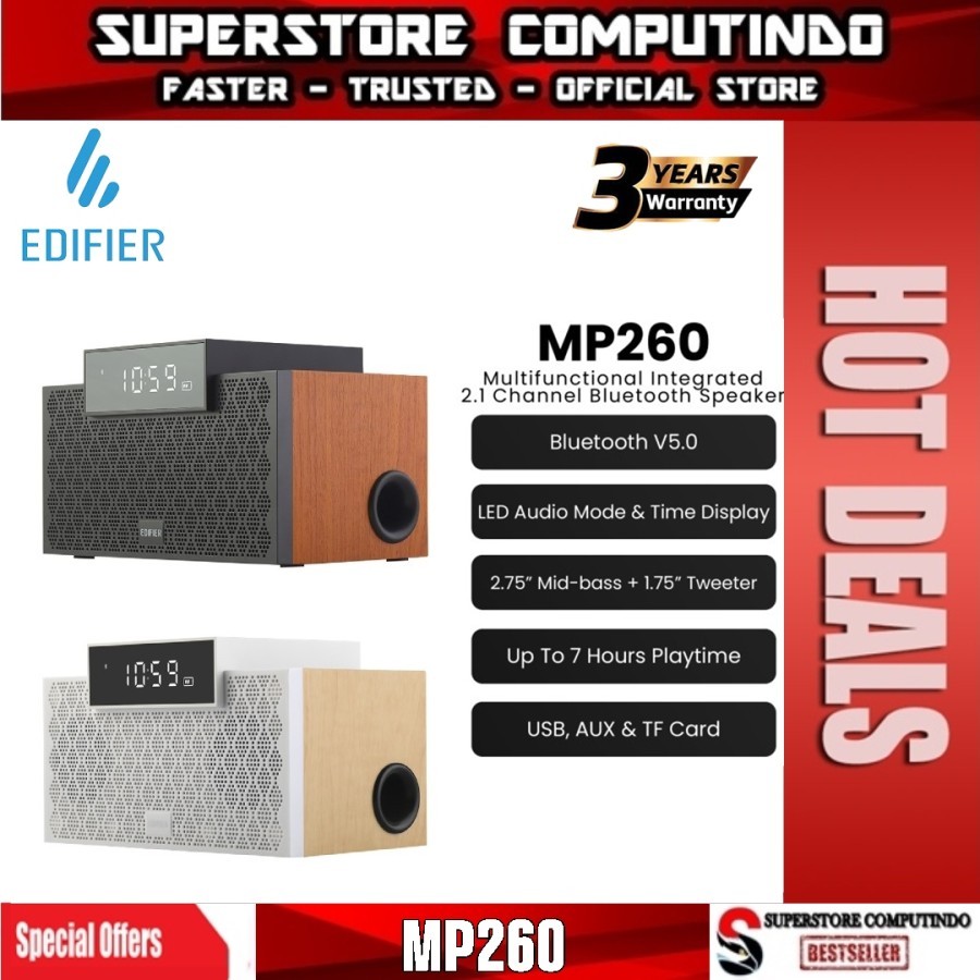 Jual EDIFIER MP260 Multifunctional Integrated 2.1 Channel Bluetooth ...