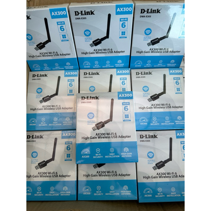 Jual D-Link DWA-X305 AX300 High-Gain Wi-Fi 6 USB Adapter Wifi D-link Model Antenna | Shopee ...