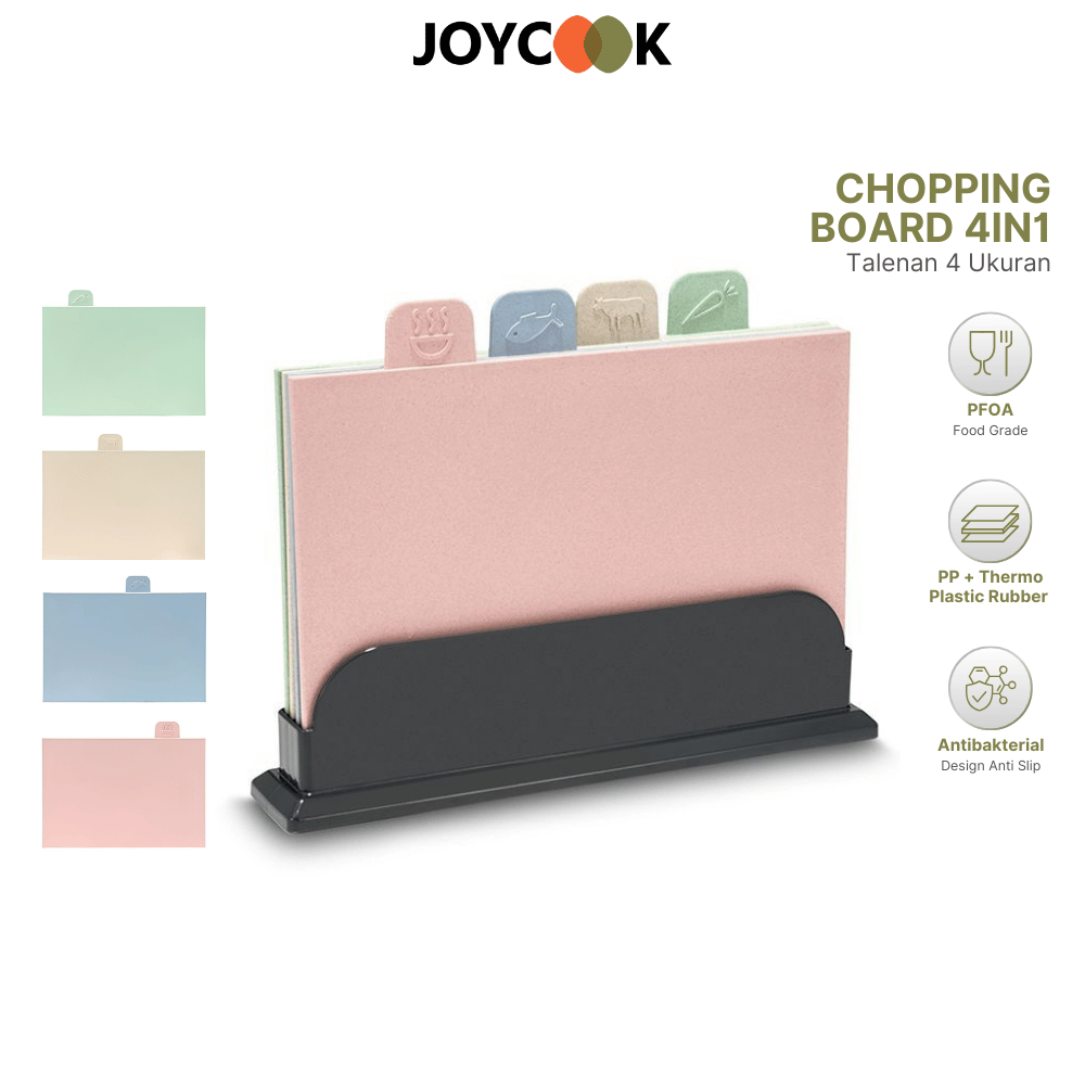 Jual JOYCOOK Talenan Papan Potong Plastik Dapur Memotong Daging Indeks ...