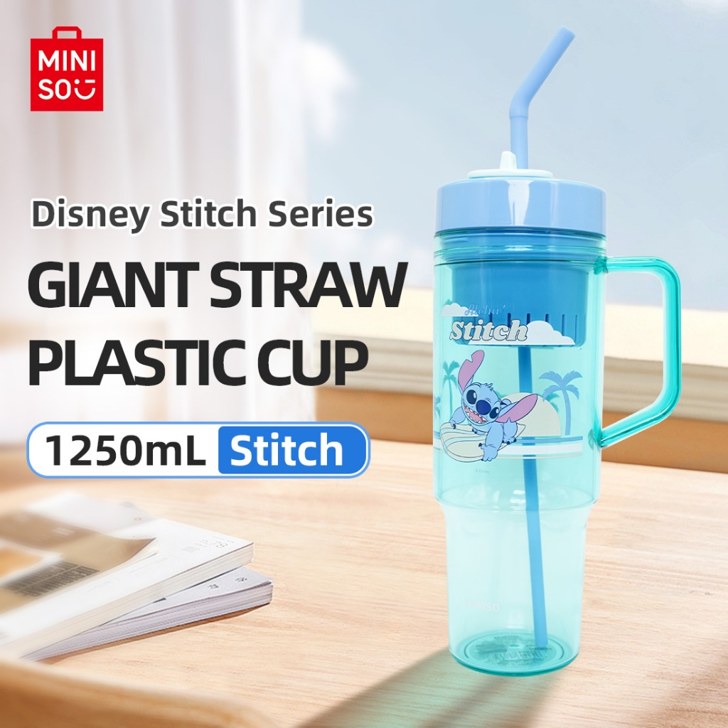 Jual Miniso X Disney Lilo & Stitch Collection 1250mL Botol Minum Lucu ...