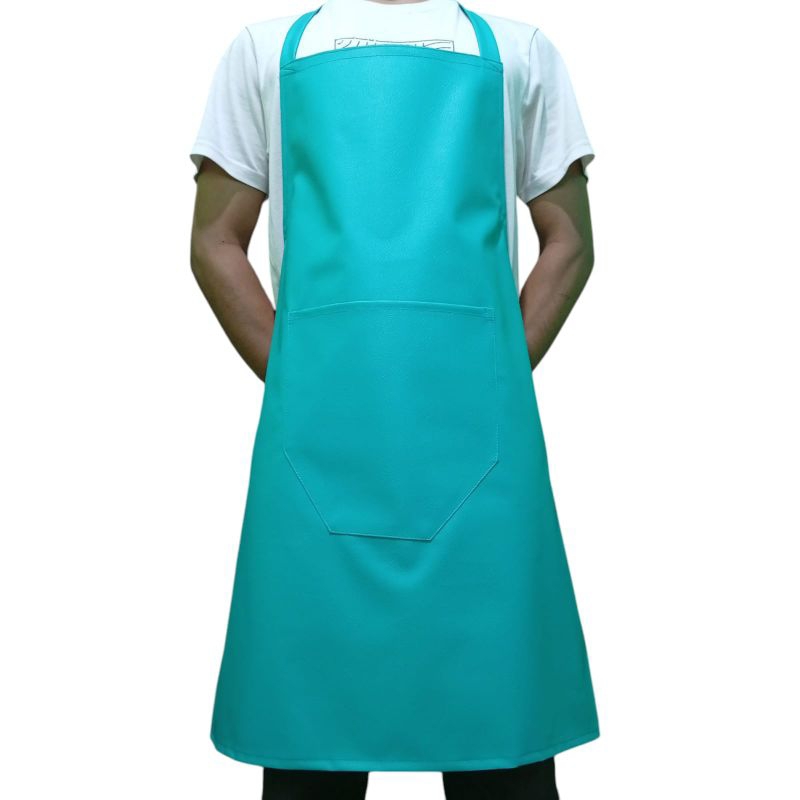 Jual apron celemek masak ukuran standar bahan kulit sintetis anti air ...