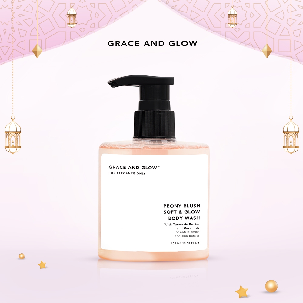Jual Grace and Glow Peony Blush Soft & Glow Body Wash | Shower Gel | - Sabun Mandi Cair untuk ...