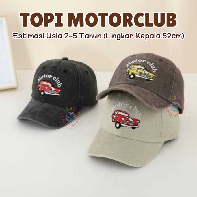 Jual Topi Denim 3-10 Tahun Boston 1630 / Topi Baseball Denim Washed ...