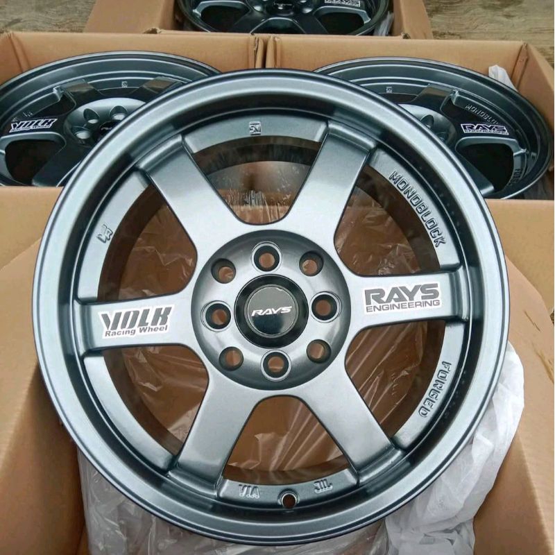 Jual 4 velg Volks rays baru pcd 100/114+Ban 185/65 80% city avanza ...