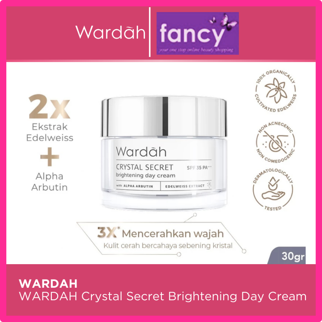 Jual Wardah Crystal Secret Day Cream 30gr Kemasan Baru - Krim Siang ...
