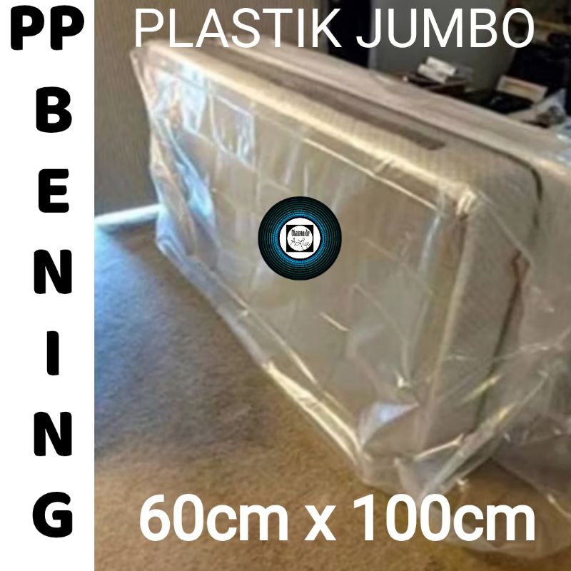 Jual PLASTIK PACKING TRANSPARAN plastik Bening kantong plastik 60cm x ...