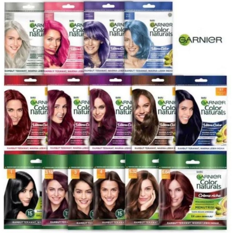 Jual GARNIER HAIR COLOR NATURALS SACHET | Shopee Indonesia