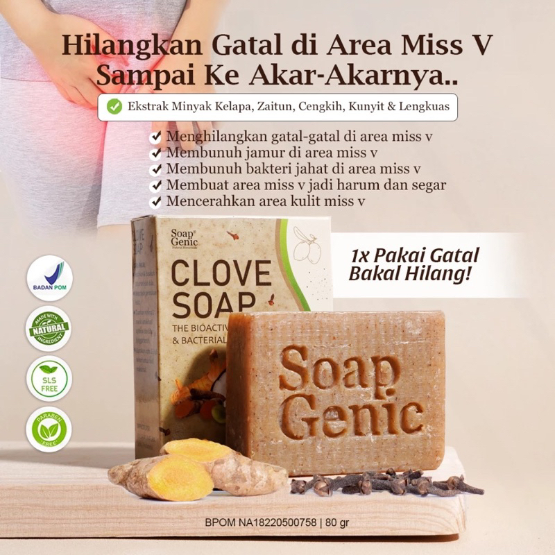 Jual 𝐒𝐨𝐥𝐮𝐬𝐢 𝐠𝐚𝐭𝐚𝐥-𝐠𝐚𝐭𝐚𝐥 𝐚𝐫𝐞𝐚 𝐦𝐢𝐬𝐬 𝐯 Clove Soap dari Soapgenic, 𝐓𝐡𝐞 𝐁𝐢𝐨𝐚𝐜𝐭𝐢𝐯𝐞 𝐀𝐧𝐭𝐢𝐟𝐮𝐧𝐠𝐚𝐥 ...