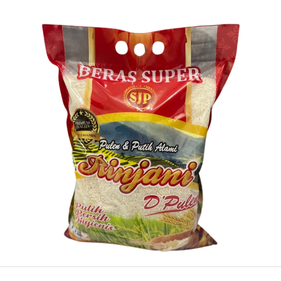 Jual BERAS PREMIUM SUPER PULEN RINJANI 5KG | Shopee Indonesia
