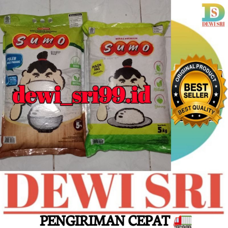 Jual NEW SUMO HIJAU 5Kg Kemasan Baru Beras PULEN PAS | Shopee Indonesia