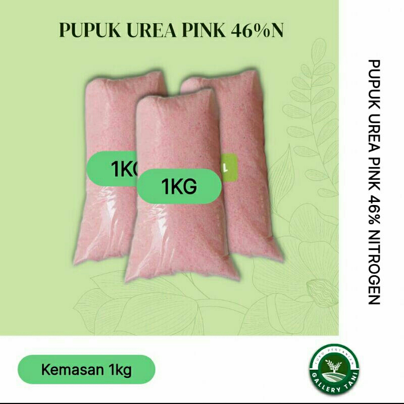 Jual pupuk urea pink 46% N kemasan 1kg | Shopee Indonesia