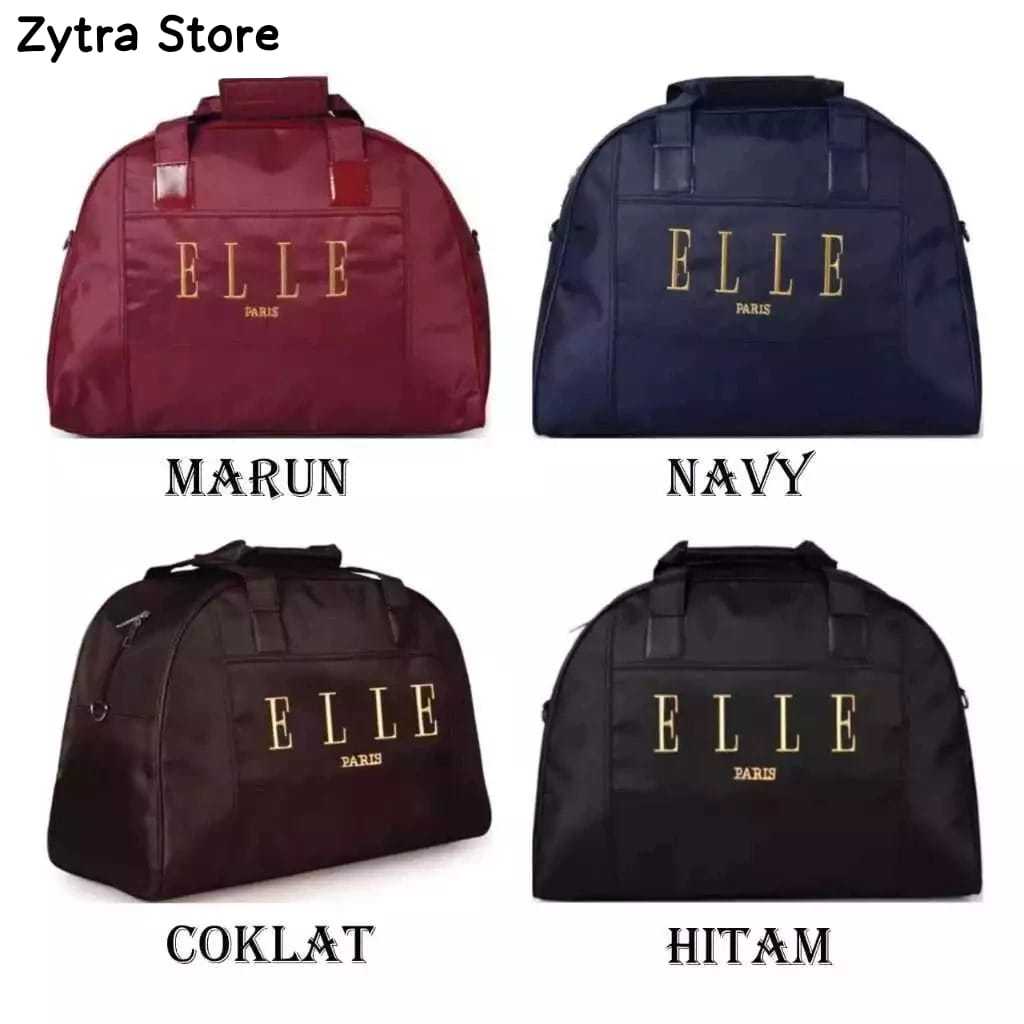 Jual Tas Travel Elle Satu Kantong / Zytra Store / Tas Elle Paris kecil ...