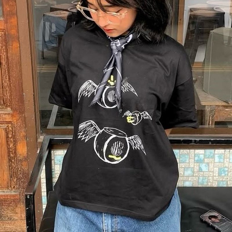 Jual Meister Hookah - Hookeyes Boxy Shirt / Boxy Fit / Baju Boxy / Baju ...