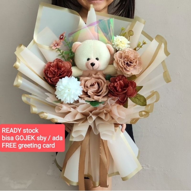 Jual (kirim hari ini) buket bunga boneka wisuda sempro surabaya ...