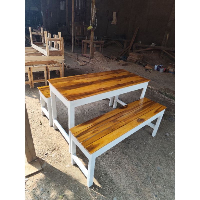 Jual MEJA KURSI WARKOP 1 MEJA 2 KURSI, KIRIM PAKAI JNT KARGO BAHAN FULL ...