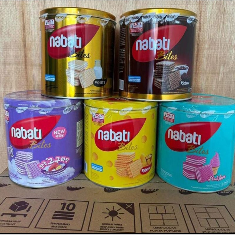 Jual Nabati Wafer Kaleng Nabati Kue Kalengan Lebaran Nabati Bites ...