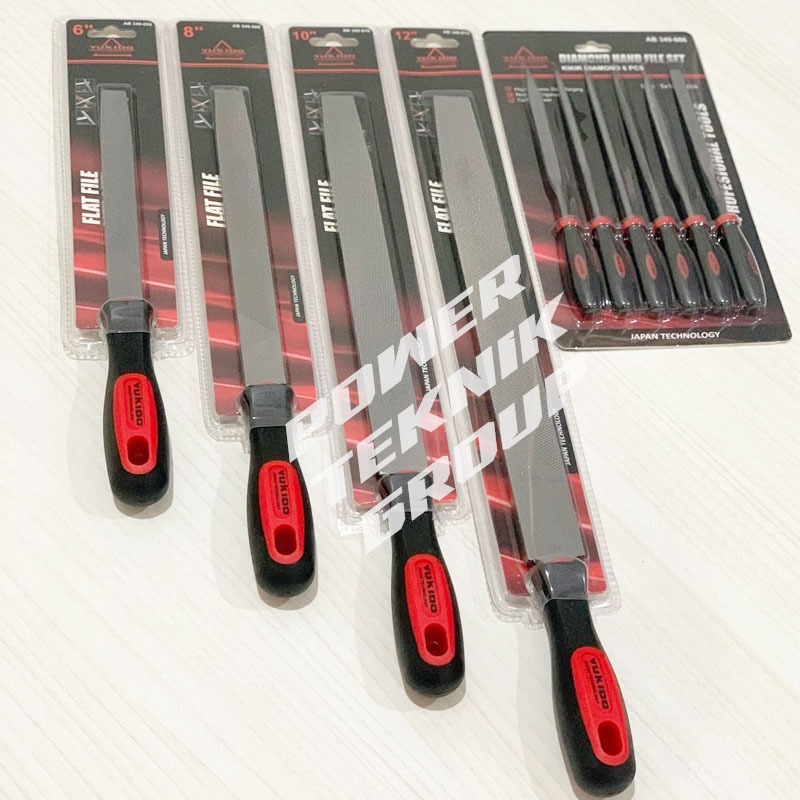 Jual TEKIRO PAKET 5PCS KIKIR PLAT BESI KASAR TERBAIK UKURAN (12" 10" 8 ...