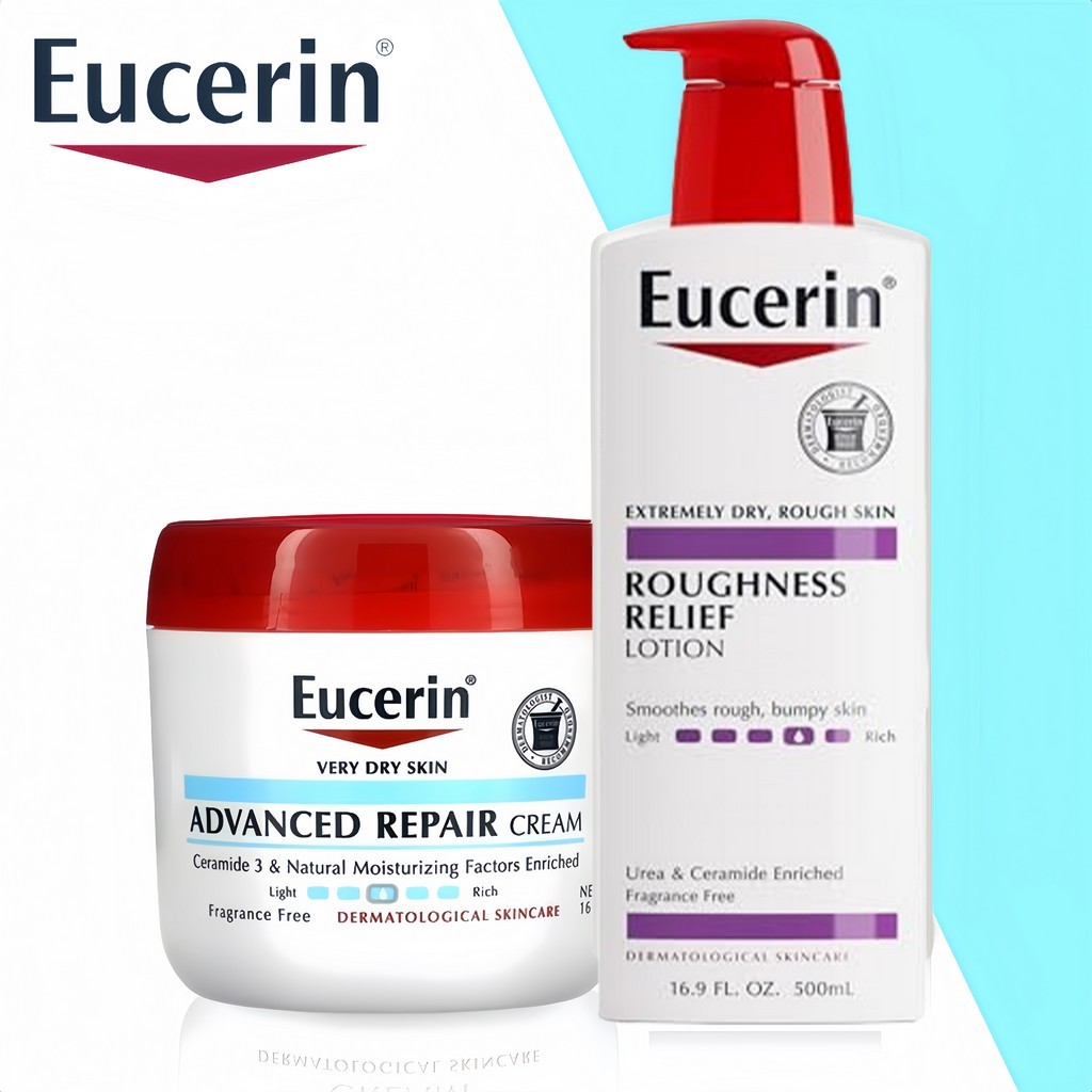 Jual Eucerin roughness relief cream 454g / Eucerin advanced repair ...