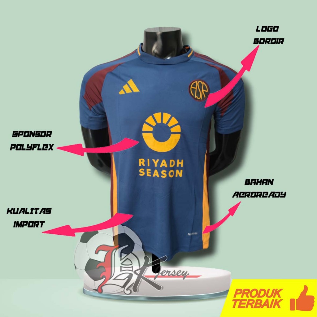 Jual JERSEY BOLA ASROM 3RD 2024/2025 | Shopee Indonesia