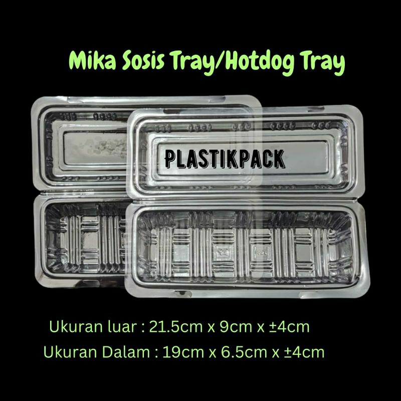 Jual MIKA SOSIS TRAY/ HOTDOG TRAY BESAR (25 PCS) | Shopee Indonesia