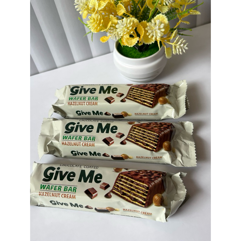 Jual Give me wafer Bar hazulnut cream | Shopee Indonesia