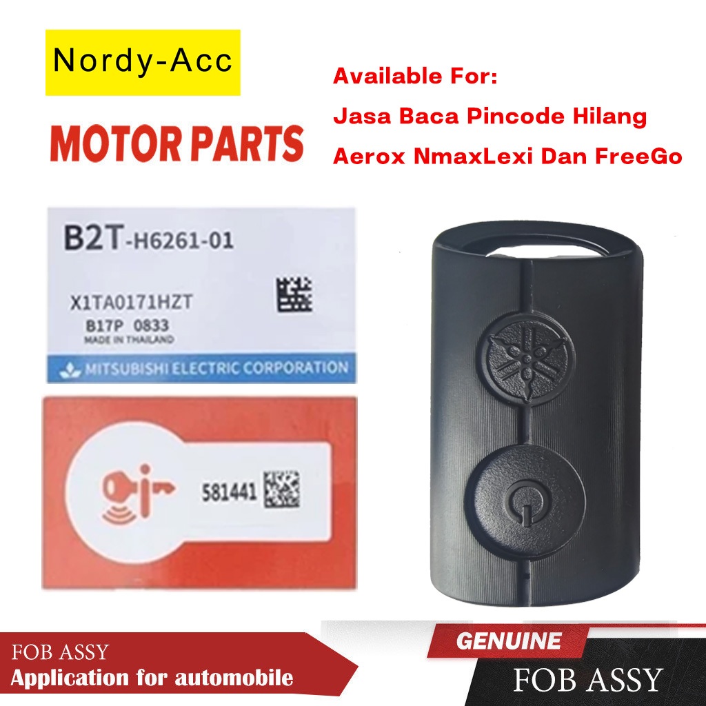 Jual 2025 Yamaha Kunci Remote Keyless Yamaha Nmax Aerox Lexi FreeGo ...
