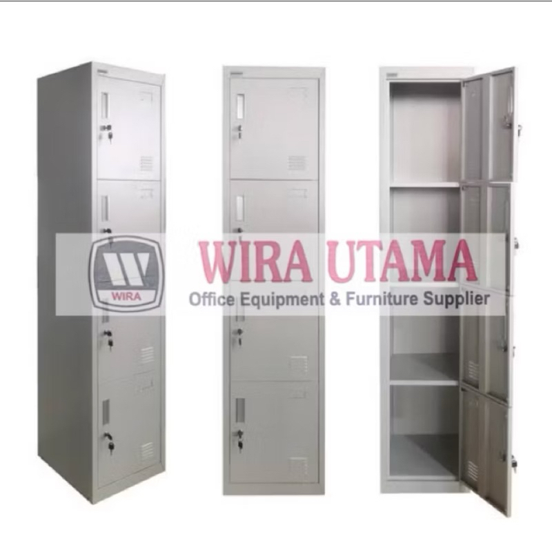 Jual Loker Besi 4 Pintu / Loker Karyawan 4 Pintu / Loker Staff 4 Pintu ...