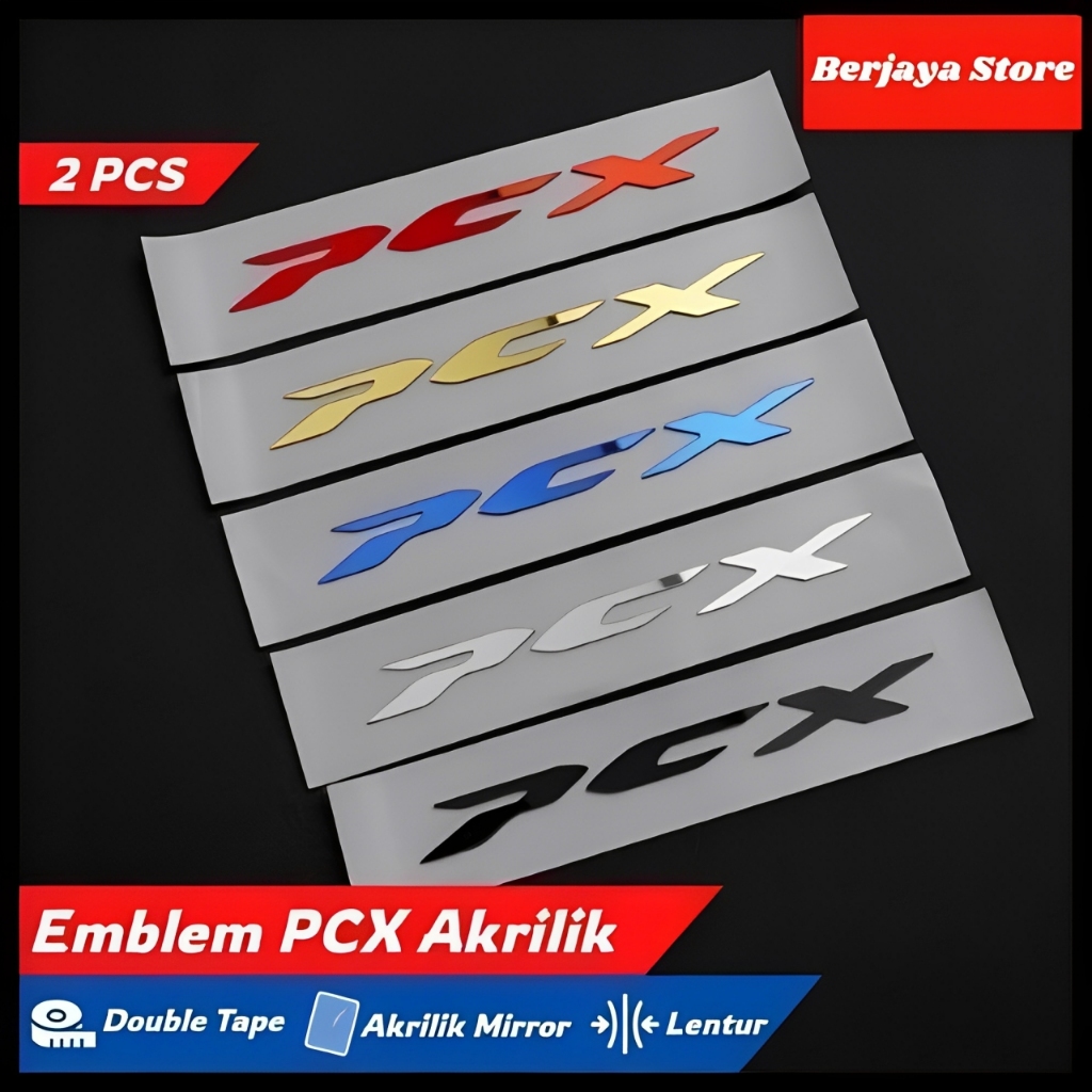 Jual Emblem imbul 3D PCX Original Logo PCX Timbul Stiker PCX 3D Tulisan ...