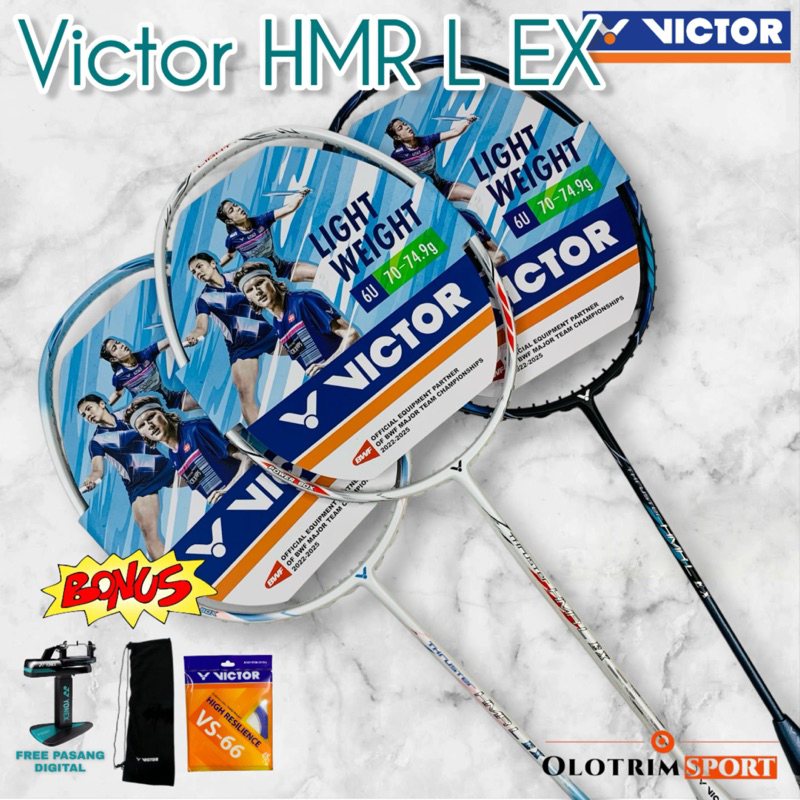 Jual Raket Badminton VICTOR THRUSTER HMR L EX 6u 5u TK Original ...