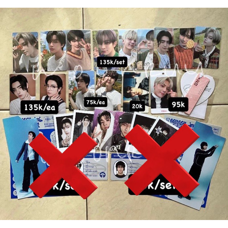 Jual photocard official enhypen jake jungwon jay sunghoon memorabilia sg24 dimension dilemma ...