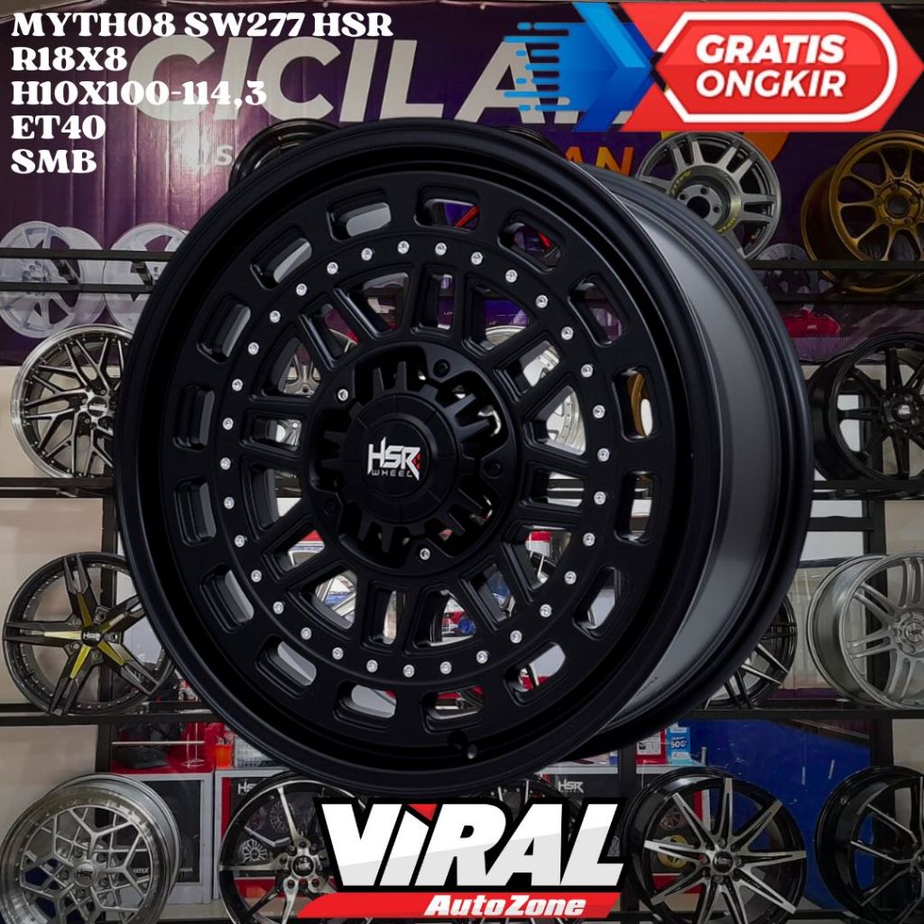 Jual Velg Mobil Ring 18 HSR MYTH08 R18 UNTUK NEW AVANZA , YARIS CROSS , ALMAZ , XFORCE | Shopee ...