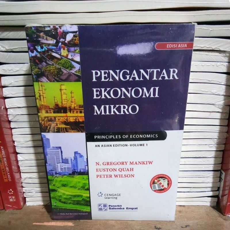 Jual Buku PENGANTAR EKONOMI MIKRO PRINCIPLES OF ECONOMICS AN ASIAN EDITION-VOLUME 1 - N. GREGORY ...