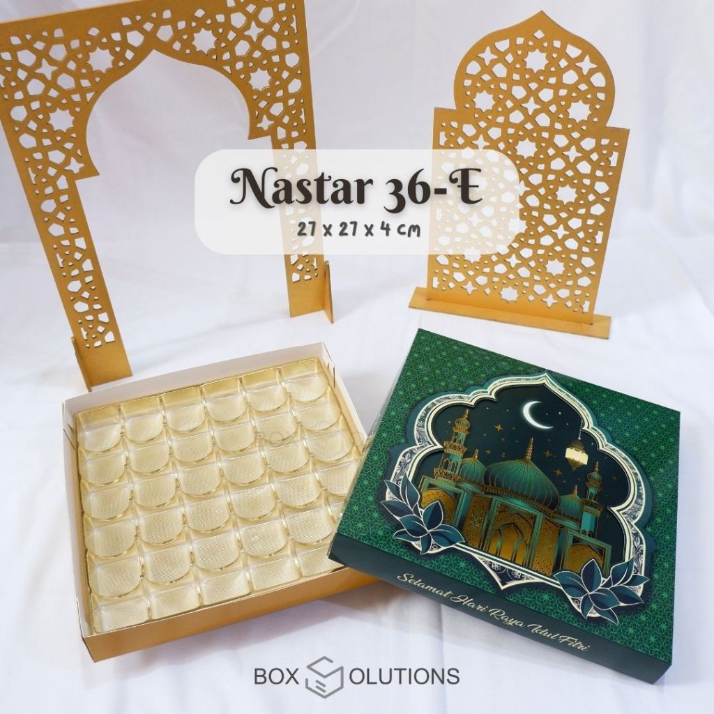 Jual box nastar 36-E eid (sekat 36) / box tray nastar lebaran premium ...