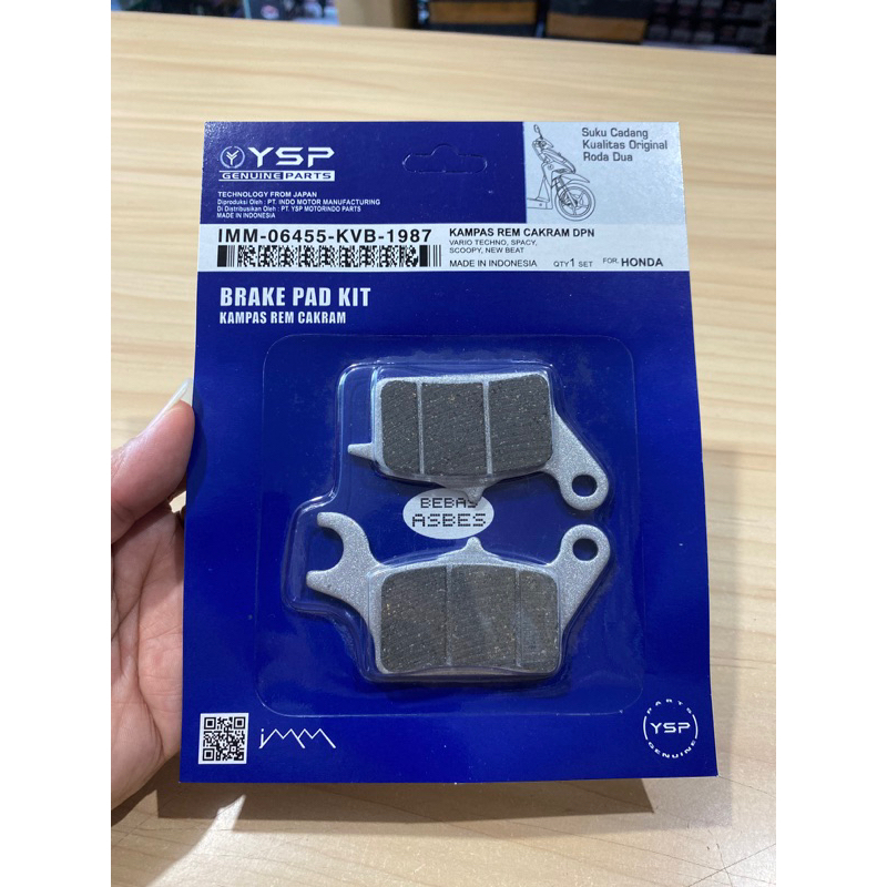 Jual YSP Dispad Cakram PRESS Depan Vario Techno Fi 110 125 150 Carbu ...