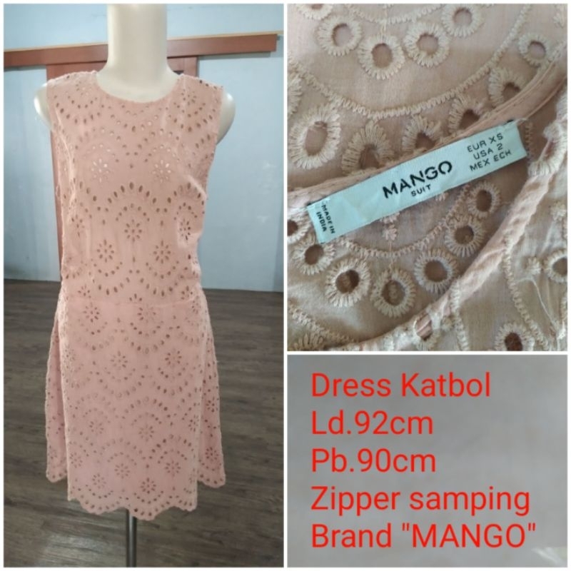 Jual Dress katbol brand Mango (Preloved) | Shopee Indonesia